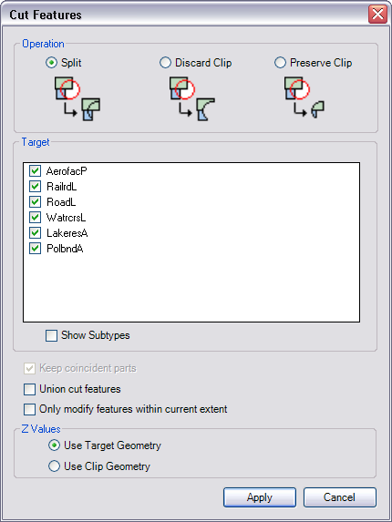 Splitting features using the Cut Features tool—ArcMap | Documentation