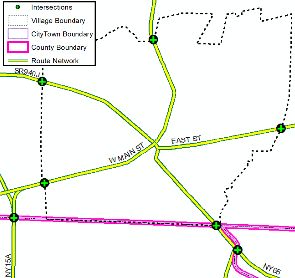 Creating An LRS Intersection Class ArcMap 